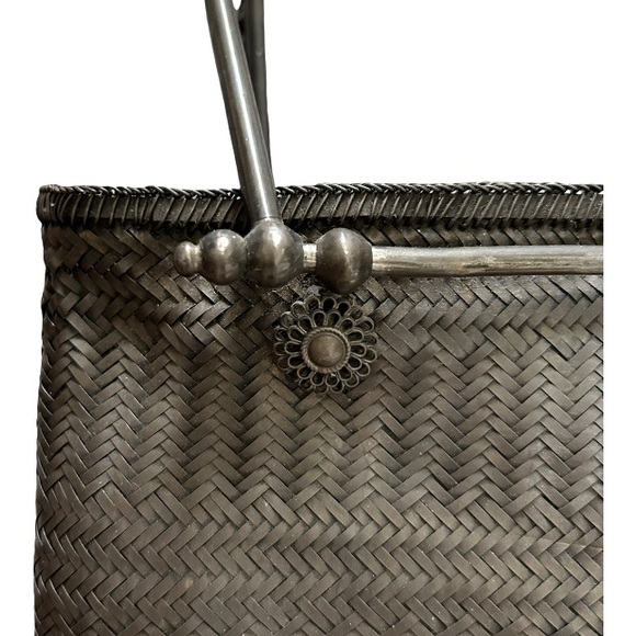 Bags | Vintage Gem 192s Sterling Silver Metal Purse | Poshmark